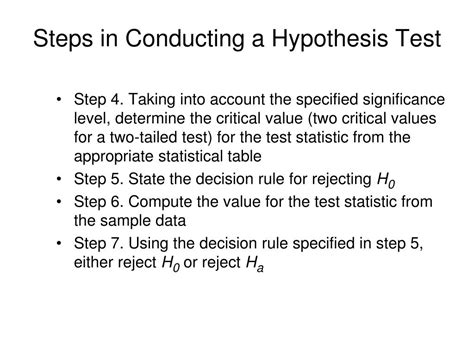 Ppt Hypothesis Testing Fakhrulrozi Hussain Fakhrulrozi Powerpoint Presentation Id 4809668