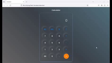 Gayathri N On Linkedin Codesoft Webdevelopment Level1 Task3 Calculator