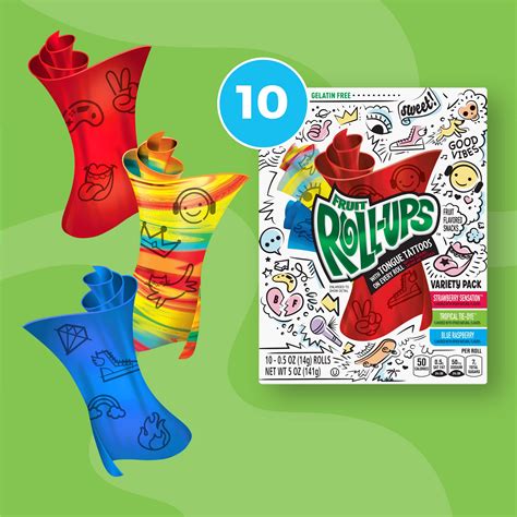 Buy Fruit Roll Ups Fruit Flavored Snacks Variety Pack Pouches 10 Ct Pack Of 10 Online At