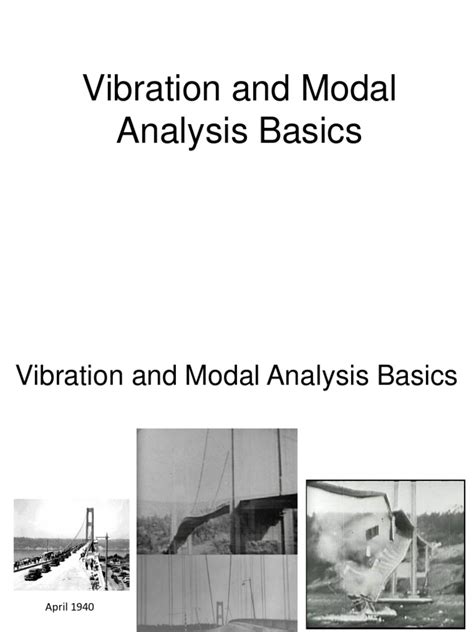 Modal Analysis Basics Pdf Normal Mode Damping