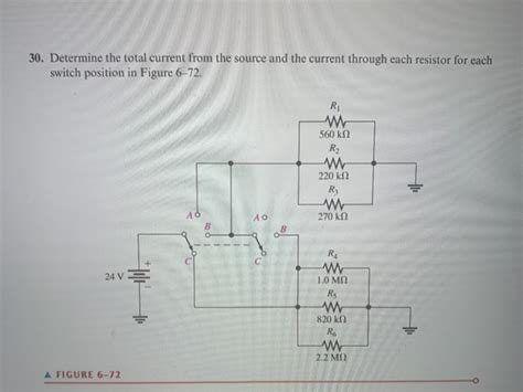 Solved Determine The Total Current From The Source And Chegg Com