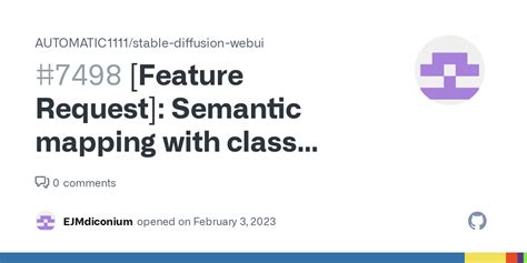 Feature Request Semantic Mapping With Class Labels To Produce Image Issue