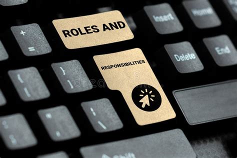 Writing Displaying Text Roles And Responsibilities Business Showcase