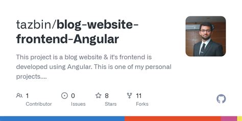 Github Tazbinblog Website Frontend Angular This Project Is A Blog Website And Its Frontend Is