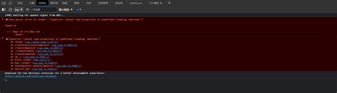 解决vue20路由 Typeerror Cannot Read Property Matched Of Undefined 的错误问题