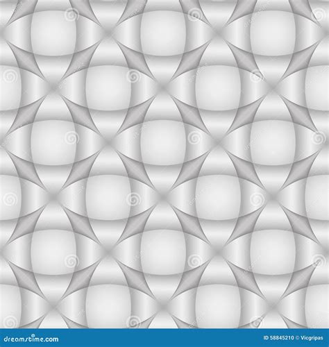 Abstract Geometric Seamless Pattern Light 3d Background Or Wall Stock Vector Illustration Of