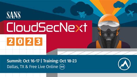 Sans Cloud Security On Linkedin Cloudsecnextsummit Cloudsecurity