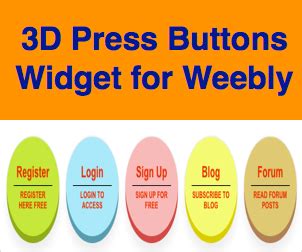 Add 3D CSS Press Buttons To Weebly Site WebNots