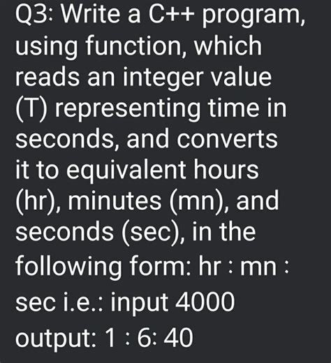 Solved Q3 Write A C Program Using Function Which Reads