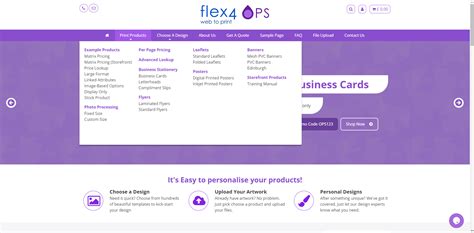 OPS Print ECommerce Website Online Print Solution