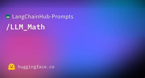 Langchainhub Prompts Llm Math · Datasets At Hugging Face