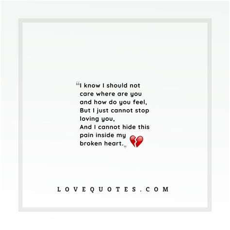 Inside My Broken Heart Love Quotes