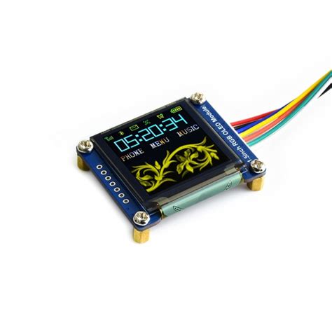 1 5inch RGB OLED Display Module 128x128 Pixels 16 Bit High Color SPI Interface