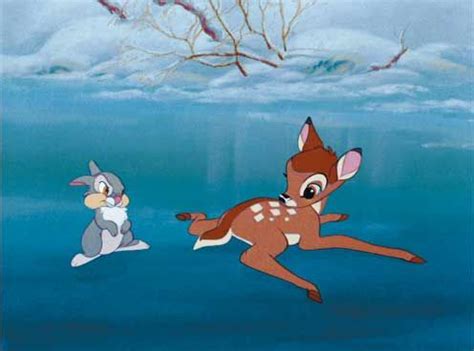 Bambi Ice Skating Fail Bambi Disney Disney Animation Bambi And