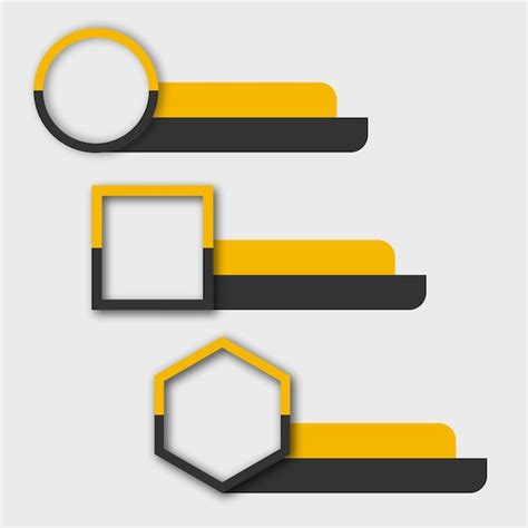 Premium Vector Information Bar Chart Element Set