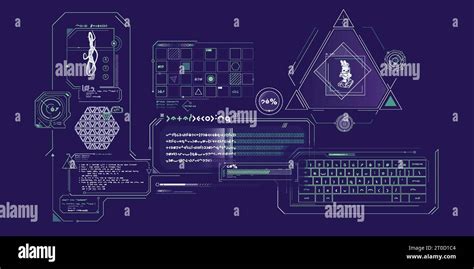Scientific Research Data Processing Interface Stock Vector Image And Art Alamy