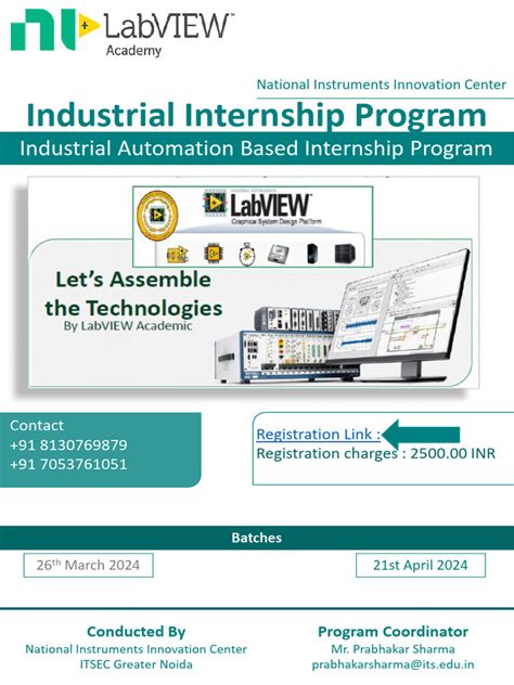 Batch 2 Labview Brochure Pdf Automation Computer Programming