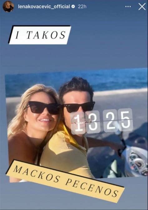 Ovo Je Misteriozni Muž Lene Kovačević Nikada Se Ne Pojavljuje U