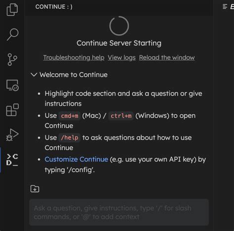 Run Continue In A Devcontainer Issue Continuedev Continue GitHub