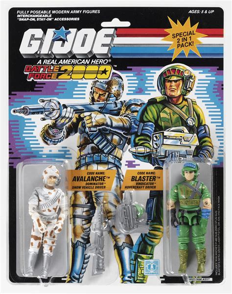 Hakes Gi Joe Battle Force 2000 1987 Avalanche And Blaster