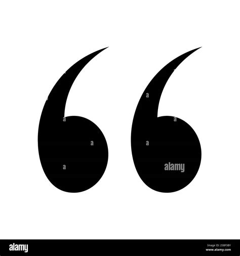 Pair Black Quotation Marks Quotes Speech Marks Punctuation Typographic Stock Vector Image And Art