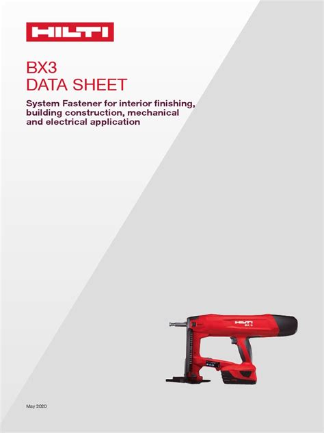 Bx 3 Data Sheet Technical Information Asset Doc 8281172 Pdf Materials Building Engineering