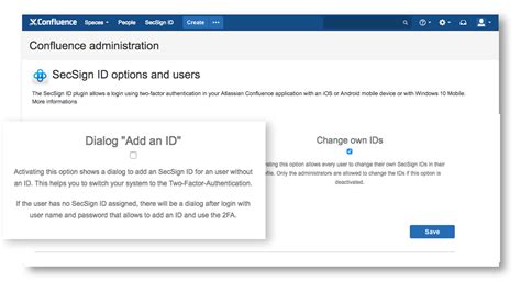 Confluence Two Factor Authentication Secsign 2fa