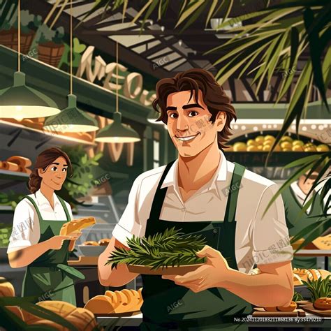 Ai创作图农贸市场摊贩 水果店形象插画 街头食品卖家 饼店插画 生鲜店服务员 卖菜的人 零售食品卡通人物 食材店 果农插画 水果店插画 食品店头像 菜市插画 卖枣插画 欧美卖菜人物手绘 超市小