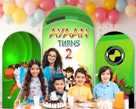Ben 10 Theme Arch Backdrop Party Supplies India Online