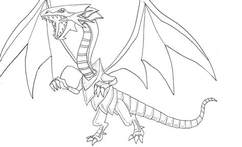 Blue Eyes White Dragon Drawing