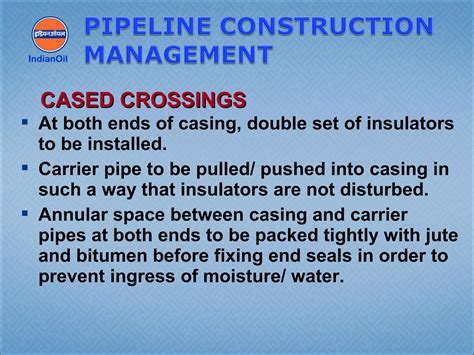 Pipeline Construction Management Ppt