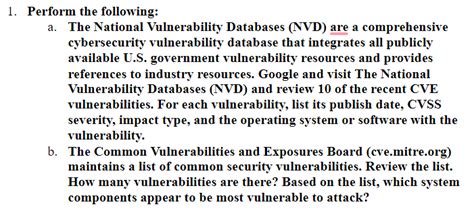 Solved Perform The Following A The National Chegg