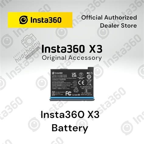 Insta360 X3 Battery Original Photography Photography Accessories Batteries Chargers On