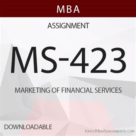 Ms 423 Solved Assignment