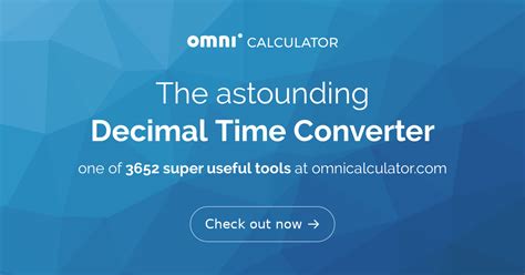 Decimal Time Converter