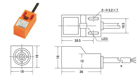 rectangular type inductive proximity switch sensors cheemi