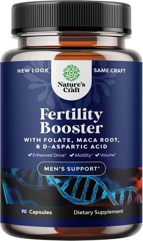 Prenatal Vitamins For Men Natures Craft 90ct Male Fertility Booster Supplement With L