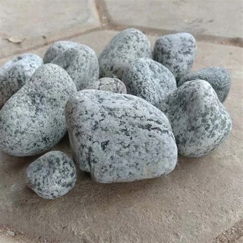 Tumbled 35mm Grey Smooth Pebbles Stone For Landscaping At ₹ 20kg In Kochi