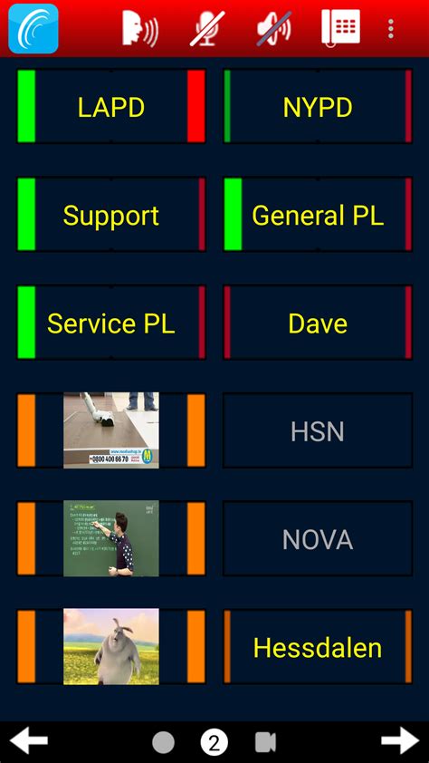 VCOM Matrix Intercom Control Panel For Android With Multi Channel Video Support Intracom Systems