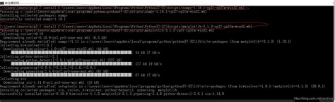 Python3安装numpy和matplotlib模块python311 Matplotlib Csdn博客