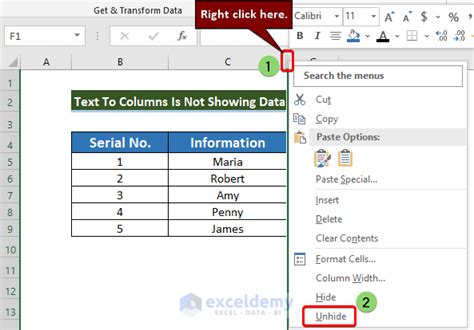 Excel Text To Columns Not Working 4 Reasons With Solutions