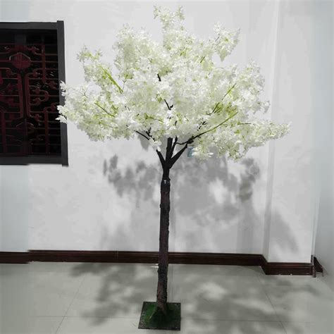 Mini Snow Artificial Cherry Tree For Wedding Oakco
