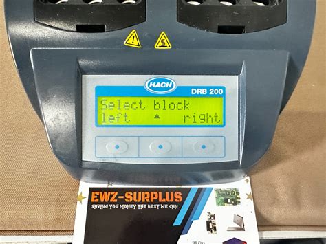Nice Hach Drb200 Digital Reactor Block Two Heating Block Bay Tested For Heat Ebay