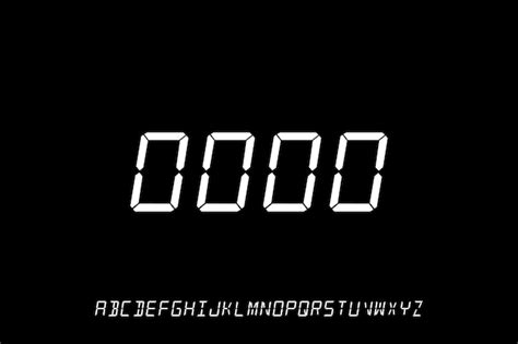 Font Clock Vectors And Illustrations For Free Download