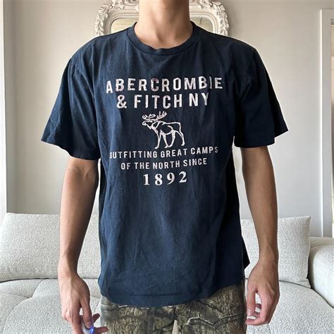Abercrombie And Fitch Graphic T Shirt With White Depop