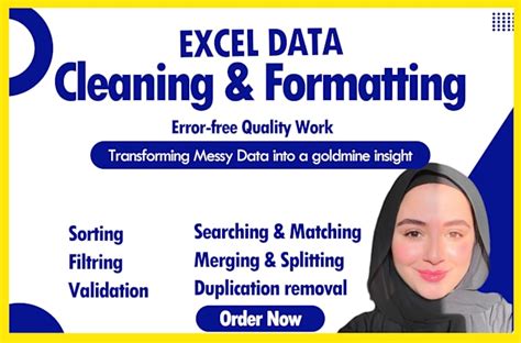Do Excel Data Cleaning And Analysis Formatting Merging Splitting Sorting By Kinza6622 Fiverr