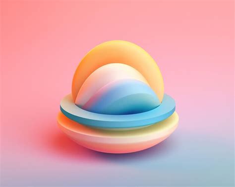 Premium Ai Image Illustration Of Soft Gradient Background Colorful Pastel Generative Ai