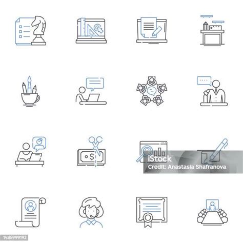 성능 검토 라인 아이콘 컬렉션입니다 평가 피드백 평가 평가 분석 비평 검토 벡터 및 선형 그림 등급 점수 평가 개요 표지판 세트 개발에 대한 스톡 벡터 아트 및 기타 이미지