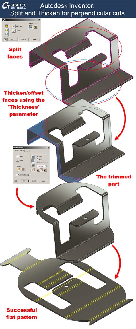 autodesk inventor sheet metal flat pattern success