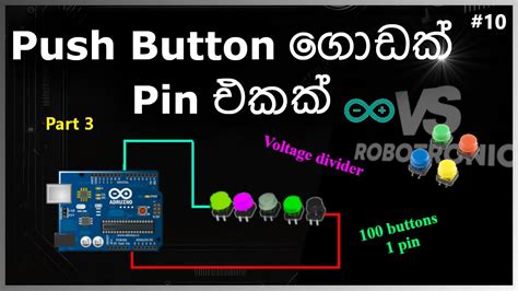 Multiple Push Buttons With Arduino Sinhala Push Button Tutorial